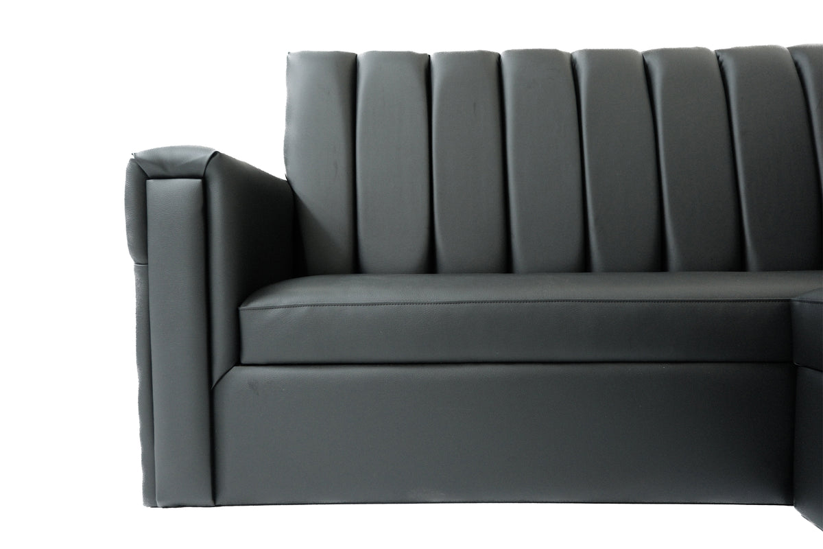 U-Shaped Fully Channeled Back Booth